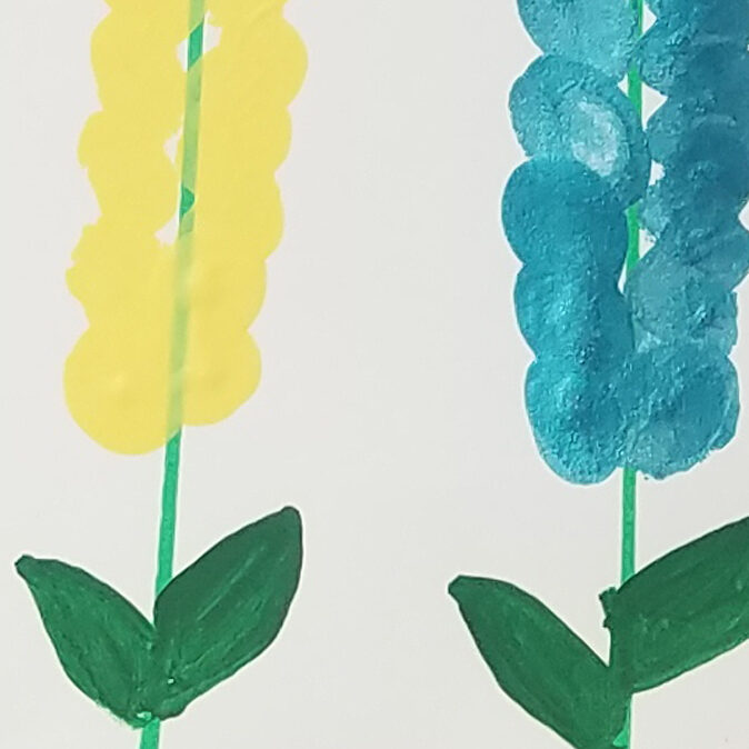 Fingerprint Snapdragon Craft Tutorial - Helen Woodward Animal Center